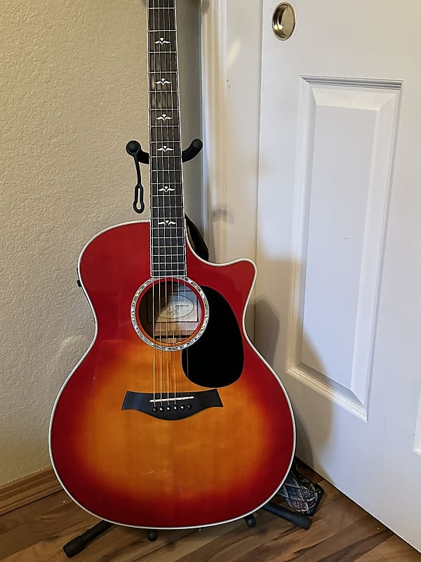 Taylor 614-CE 2001 - Cherry Starburst | Reverb