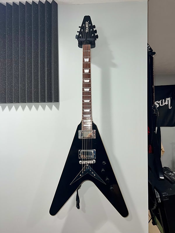Hamer Vector V 1995-96 MIK - many upgrades, Hardshell Case | Reverb