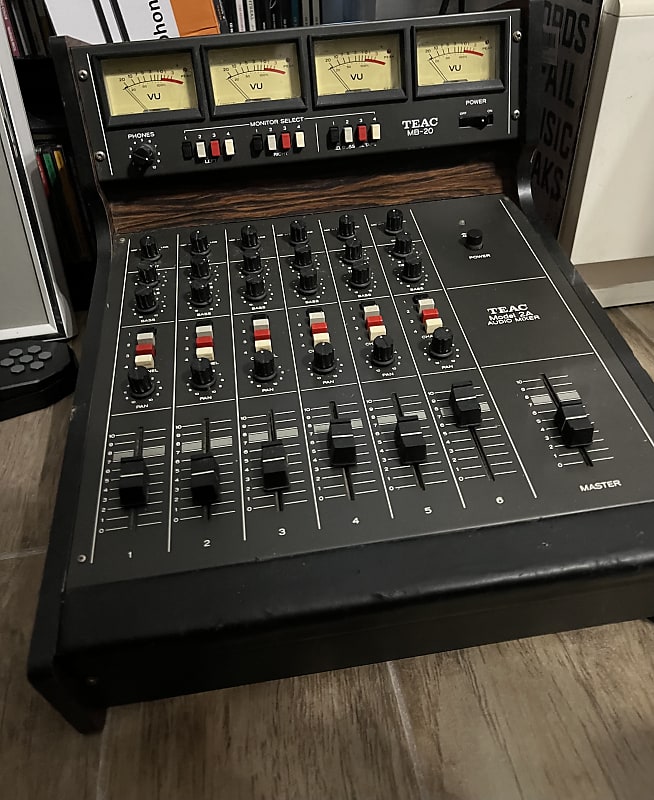 TEAC Model 2A vintage Mixer w/ MB20 Meter Bridge | Reverb