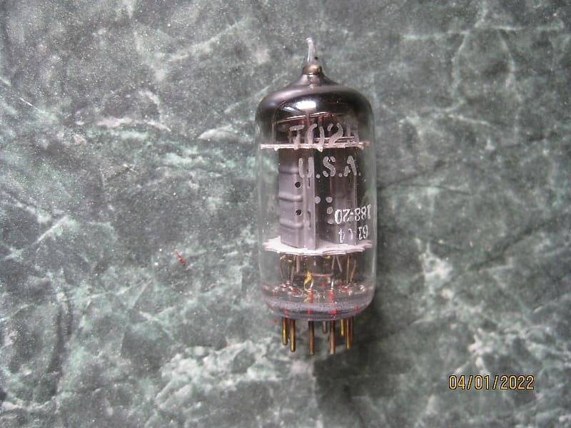 GE 7025/12ax7 long plate 1961 | Reverb