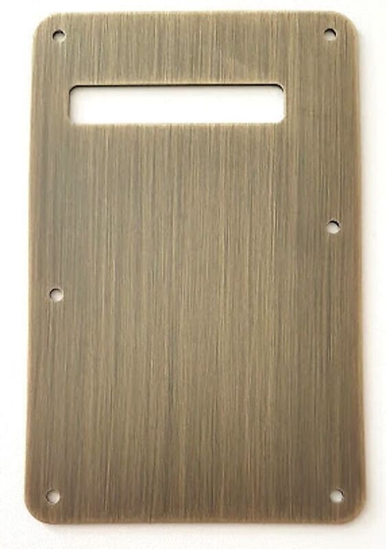 New Backplate STRATOCASTER Anodized - Bronze - Guitar STRAT - | Reverb