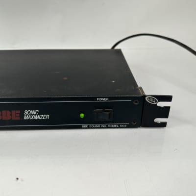 BBE Sonic Maximizer Model 1002 Stereo Processor Black Vintage | Reverb