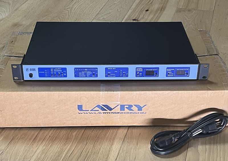 Lavry BLUE 4496-2AD2DA2PRE 2 Channel AD/DA Converter Plus MIC | Reverb