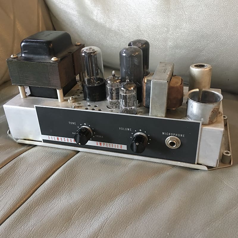 Bell & Howell Filmosound 385 Tube 16mm film Projector Amp 6v6 | Reverb
