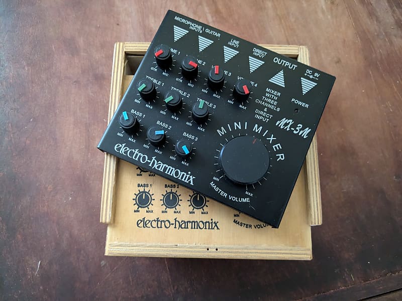 Electro-Harmonix MX-3M Mini Mixer - Black | Reverb