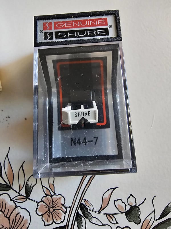 Shure stylus n44-7 1975 - white | Reverb