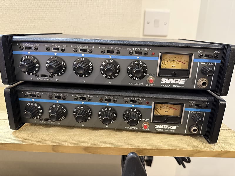 Shure M267 X2 PAIR - Blue Level Loc Alternative! | Reverb