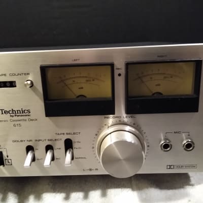 Vintage Technics RS-615 Stereo Cassette Deck | Reverb