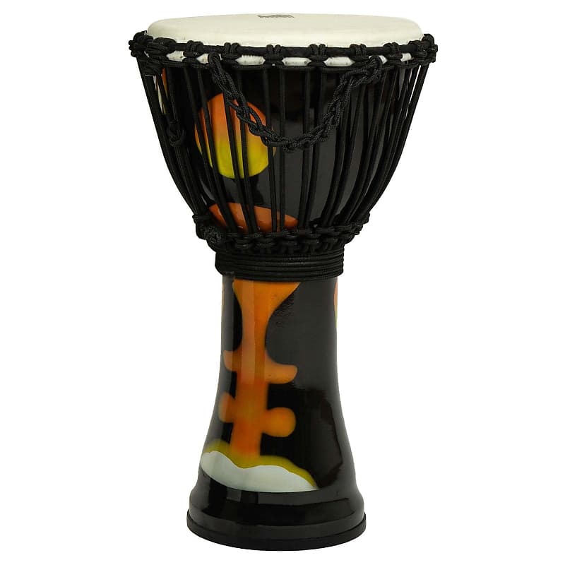 Toca Freestyle Rope-Tuned Djembe w/Goatskin Head 10" Orange | Reverb