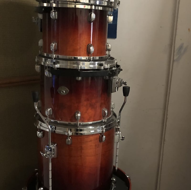 Tama Starclassic 14x11” rack tom - 2001 - Dark Cherry Fade | Reverb
