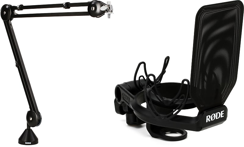 Rode PSA1 Desk-mounted Broadcast Microphone Boom Arm Bundle | Reverb