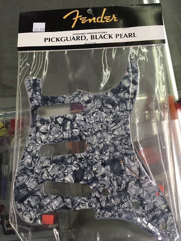 Fender Black Pearl Pickguard 2000's Black Pearl | Reverb