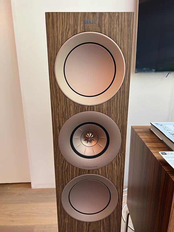 KEF R7 2022 Walnut Veneer | Reverb