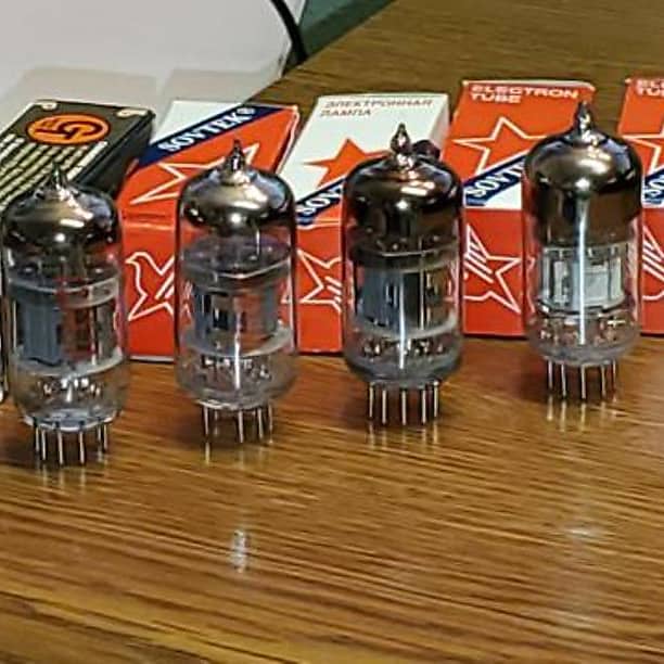 Sovtek 12ax7 (4) tube lot (3) triple mica | Reverb