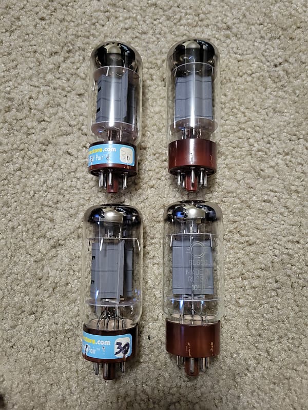 Quad of Sed Winged C's 6L6 | Reverb