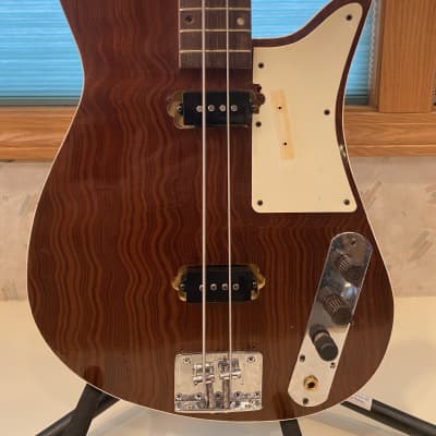 1960s Premier Multivox Scroll Bass "Mark Sandman" 2-String | Reverb