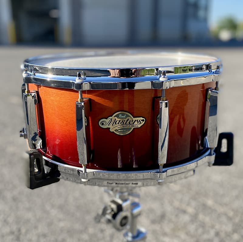 Pearl 14x6.5 Masters Maple Snare Drum MCX Chestnut Fade | Reverb