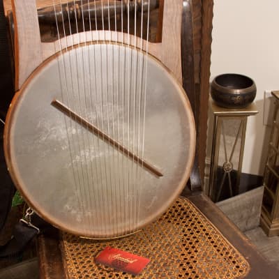 Mid-East King David Nevel Harp - Walnut | Reverb