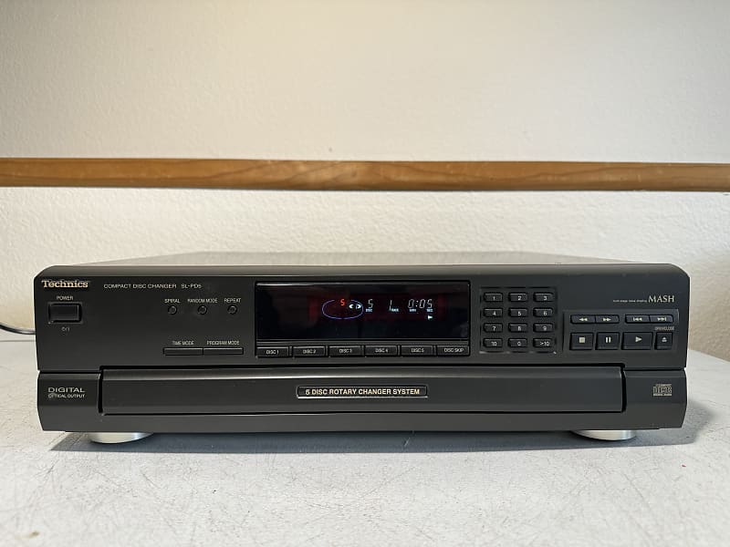 Technics SL-PD5 CD Changer 5 Compact Disc Player HiFi Stereo | Reverb