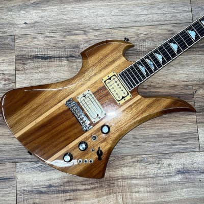 BC Rich Mockingbird Supreme 1980 Natural Koa and maple | Reverb