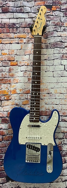 2004 Fender Deluxe Nashville Power Telecaster, Blue Holograph | Reverb