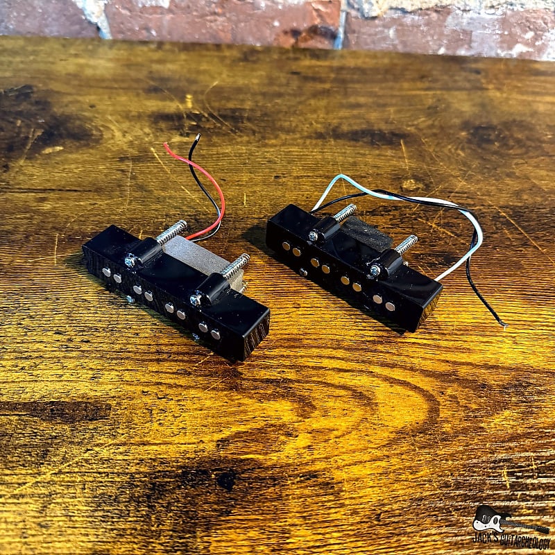 Squier Jazz Bass Pickups (2020s - Black) | Reverb