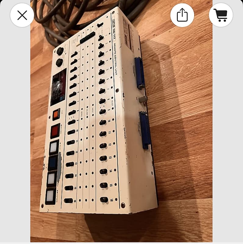 Otari CB-117 Remote Control Unit 1980s - White | Reverb