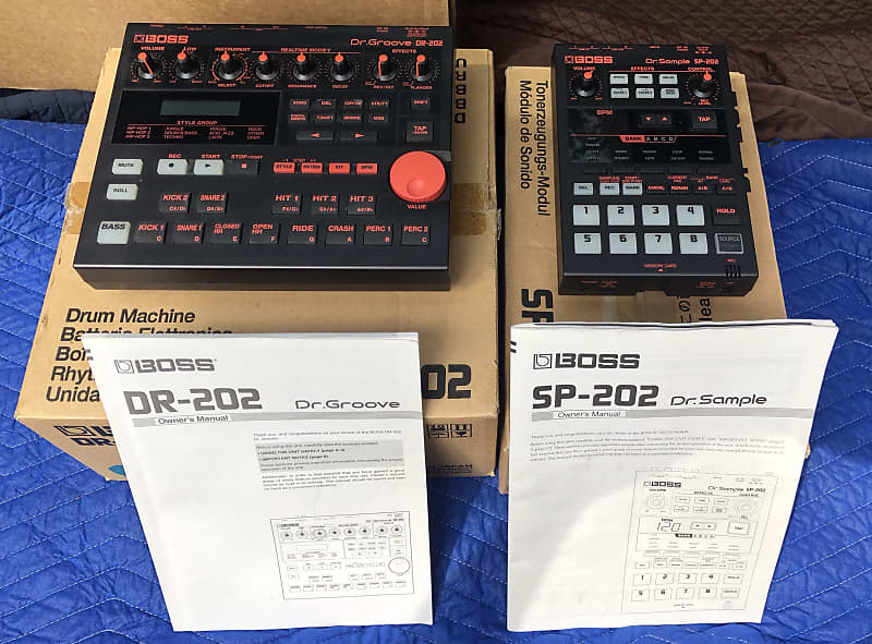 Boss SP-202 Dr. Sample Sampler and DR-202 Drum Machine | Reverb