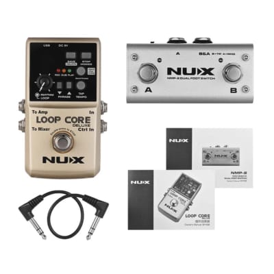 Nux Loop Core Deluxe 24-bit Looper Pedal Bundle | Reverb UK