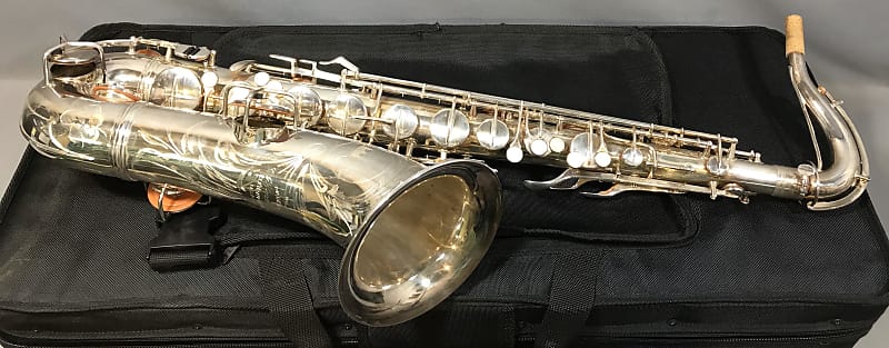 C.G. Conn Silver-Plated Transitional Tenor Sax 1932-1933 - | Reverb