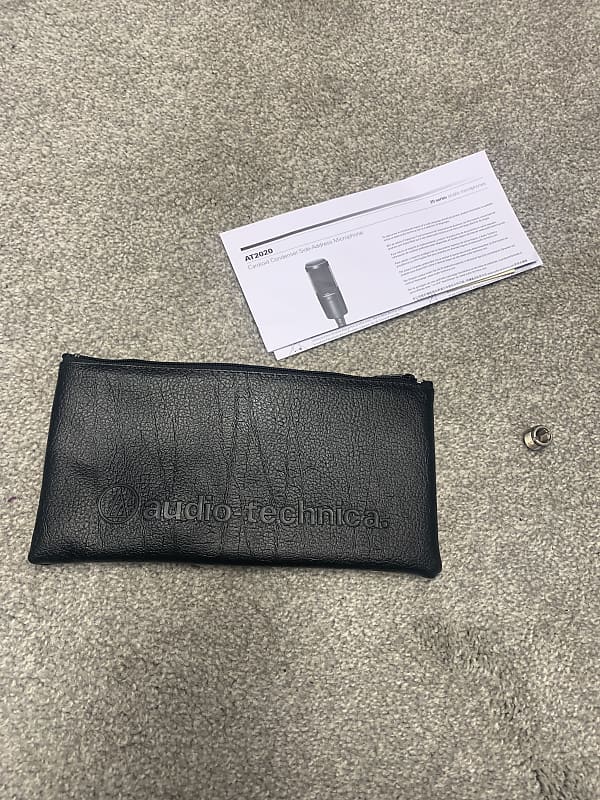 Audio-Technica AT 2020 bag Black leather | Reverb
