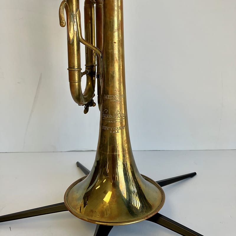 Bach New York Mercury cornet 1952 - Raw Brass | Reverb