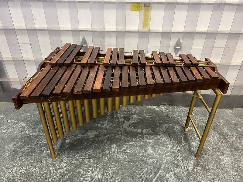 Vintage Marimba with Wood Bars Three Octaves (F2 to F4) | Reverb