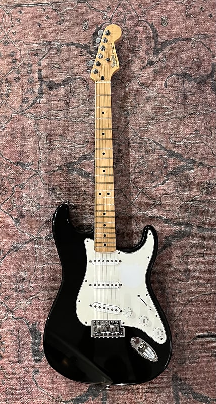 Fender MIM Stratocaster 2003 - Black | Reverb