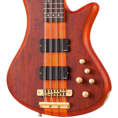 Schecter Stiletto Studio-8 Active 8-String Bass Honey Satin | Reverb