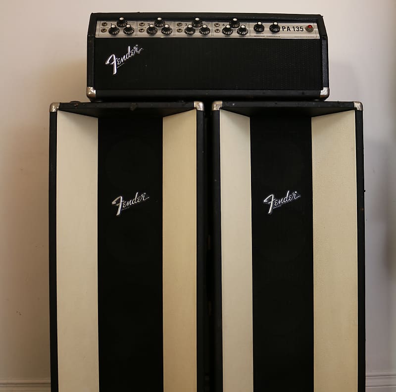 Fender PA 135 Guitar and Bass Amplifier and 2 4x10 Speaker | Reverb