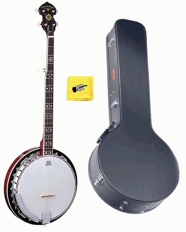 Oscar Schmidt OB5 Gloss 5-String Resonator Banjo with Case | Reverb