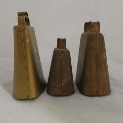 lot of three vintage cowbells | Reverb