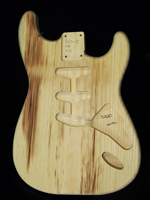 1 Piece AGED 35 yrs Pine Strat Style Stratocaster body - 2lbs | Reverb
