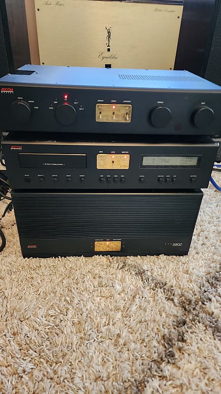 Adcom Gfp-750 , Gcd 750 & Gfa 5802 - Black | Reverb