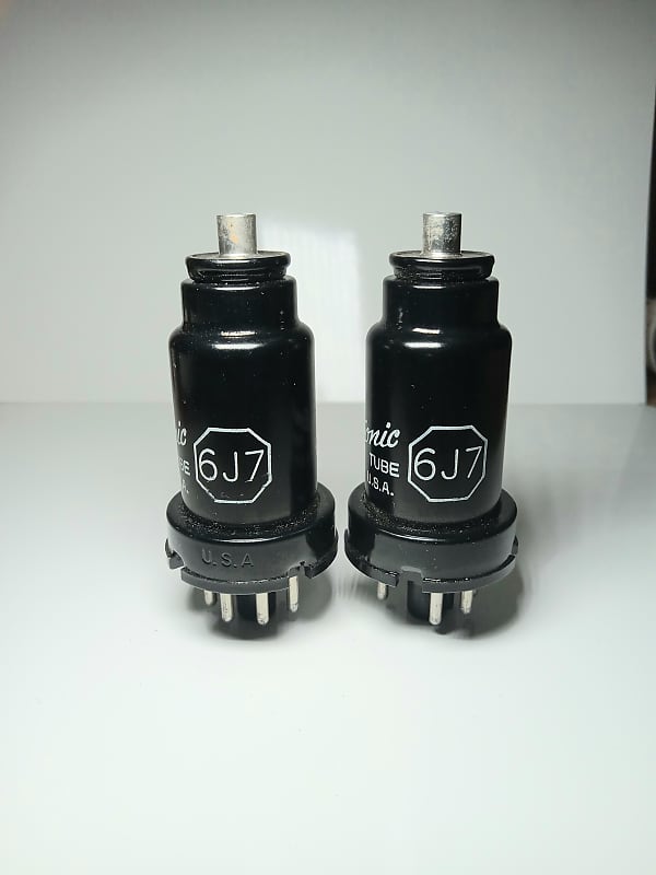 Pair of GE 6j7 NOS Hickock 800 tested | Reverb