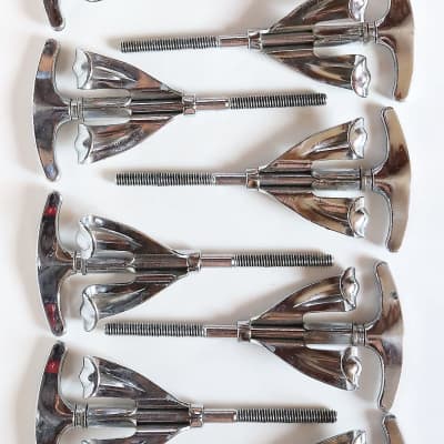 (8) Ludwig Bass Drum Tension (Tuning) Rods and Claws, | Reverb