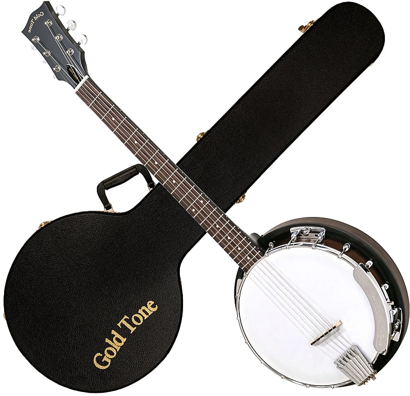 Gold Tone CC-BANJITAR/L Maple Neck Cripple Creek 6-String | Reverb