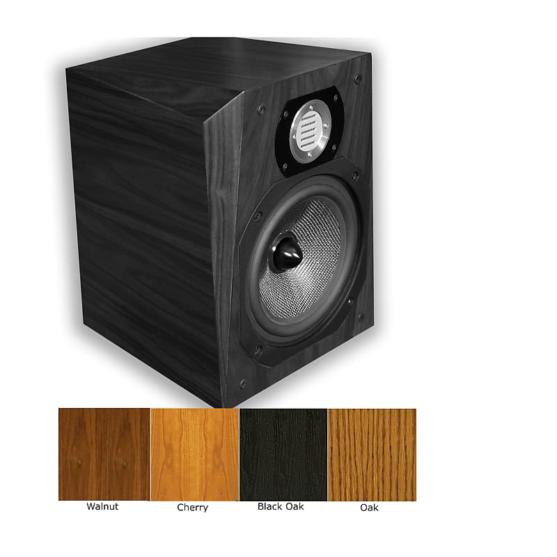 Legacy Audio Studio HD Bookshelf Speakers (Pair) - Black Oak | Reverb