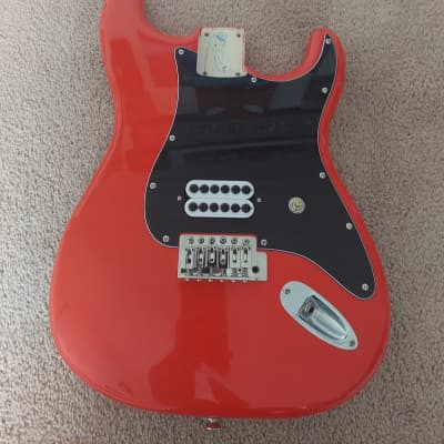 Tom Delonge Style Stratocaster Body Fiesta Red | Reverb