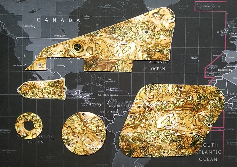 Greasy Groove USA Gibson Les Paul Pickguard Plastic Kit | Reverb