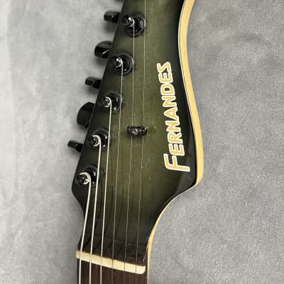 Fernandes Sustainer HSS Transparent Green | Reverb