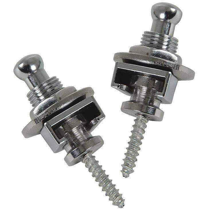 Chord SL2 Chrome Strap Locks for Guitar - Set of 2 | Reverb