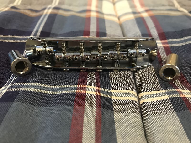 Fender Offset Bridge - Chrome | Reverb