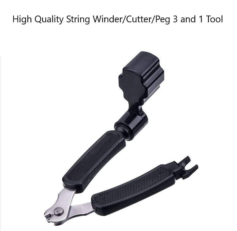 Guitar Luither 3 in 1 Multi-Functional String Winder, Cutter | Reverb